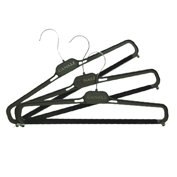 Canali | Accessories | Canali Brown Trousers Pants Slim Plastic Hangers ...